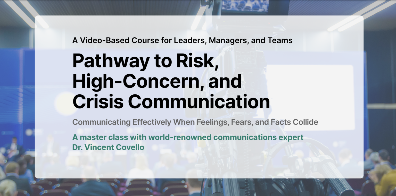 Risk Communication Planning – Center for Risk Communication